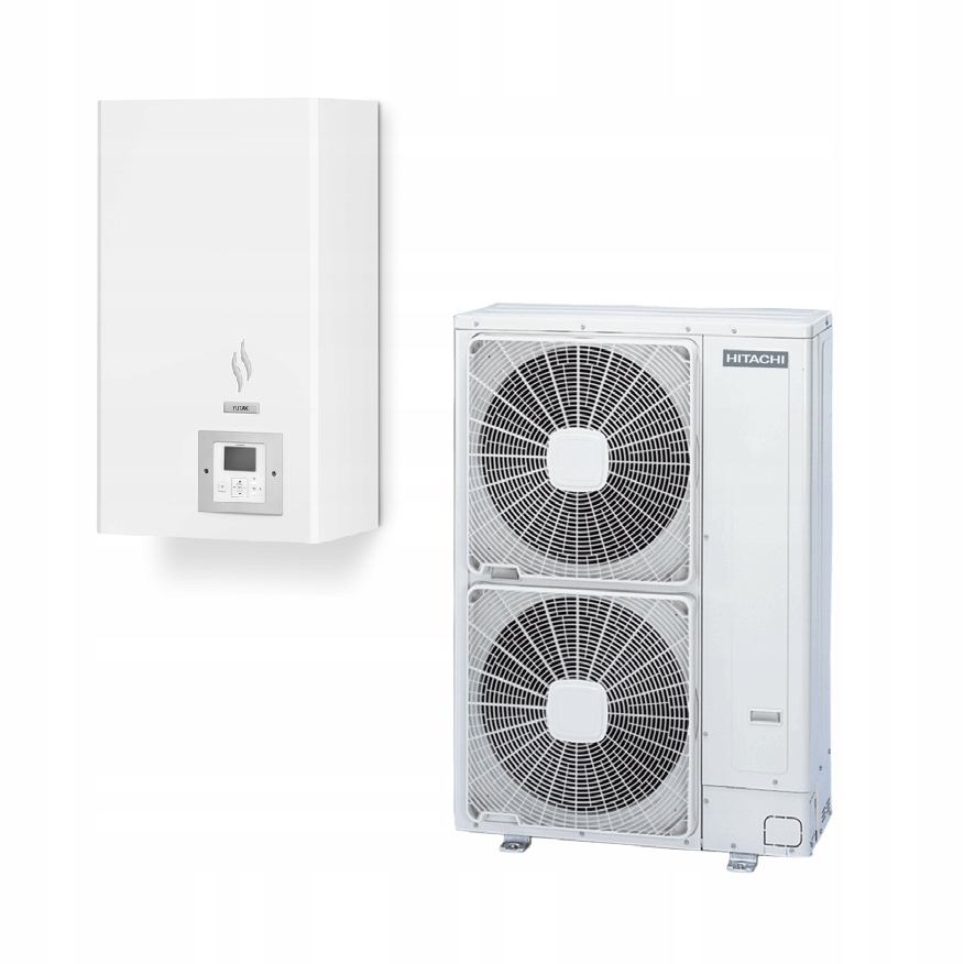 Pompa ciepła split Hitachi Yutaki S 14 kW - 8877669343 - oficjalne archiwum Allegro