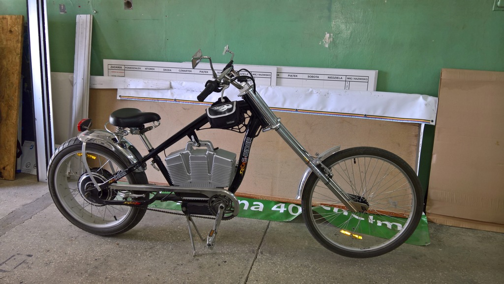 ROWER ELEKTRYCZNY CHOPPER 1000W - 7824189561 - oficjalne archiwum Allegro