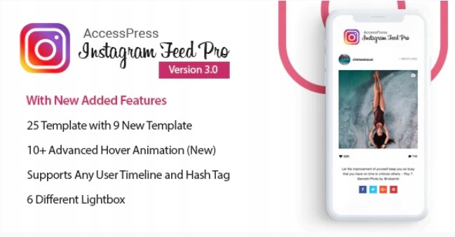 Wtyczka AccessPress Instagram Feed Pro - 12963584673 - oficjalne archiwum Allegro
