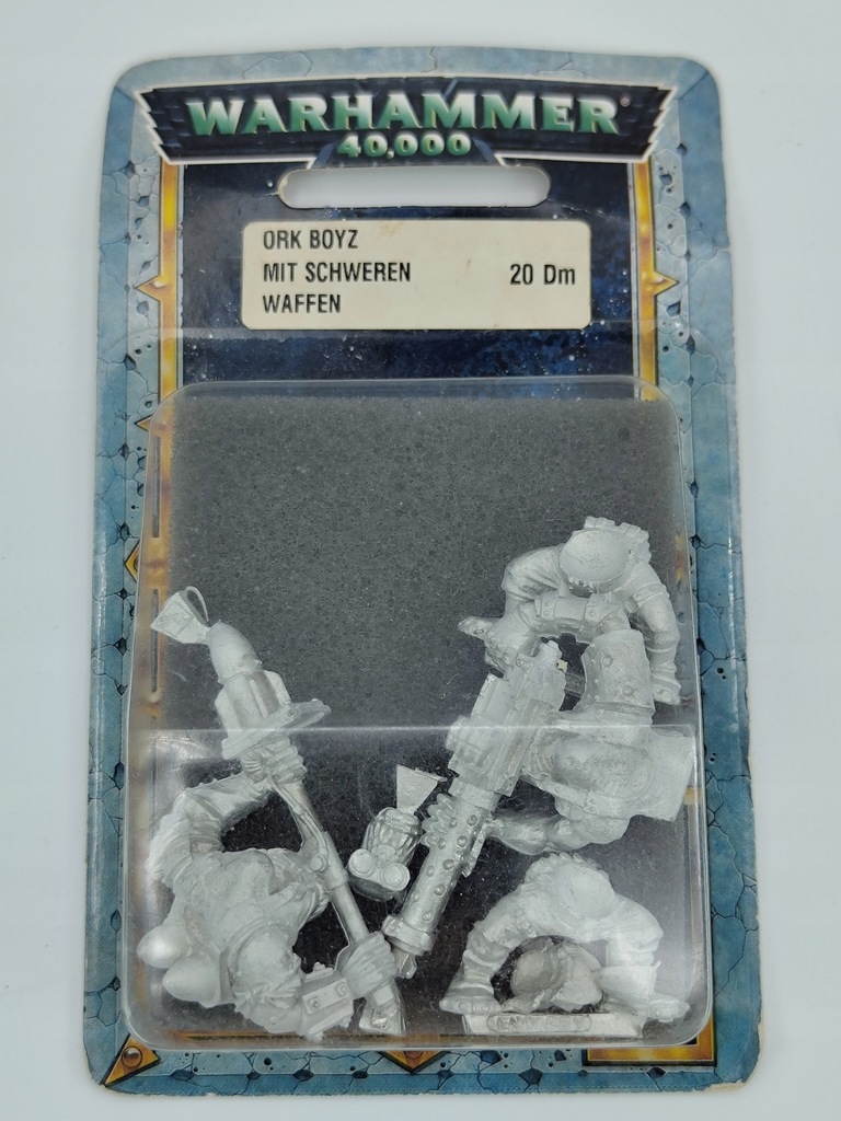 Warhammer 40k Ork Boyz with Eavy Weapons blister zestaw 2 figurki metal - 14366789576 ...