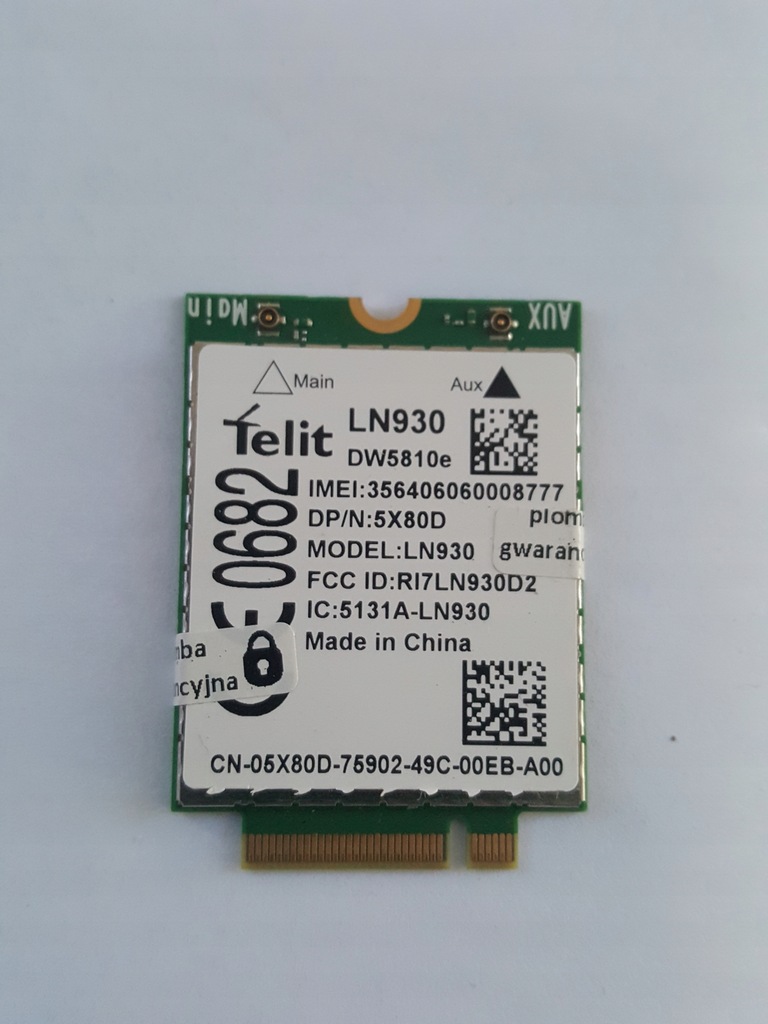 MODEM LTE DELL DW5810e z TACKĄ SIM DELL 7350 - 7455387351 - oficjalne ...