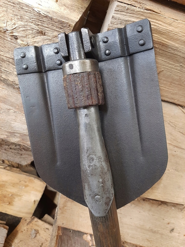 Niemiecka składana łopatka piechoty saperka ORYGIN - 13253841088 ...