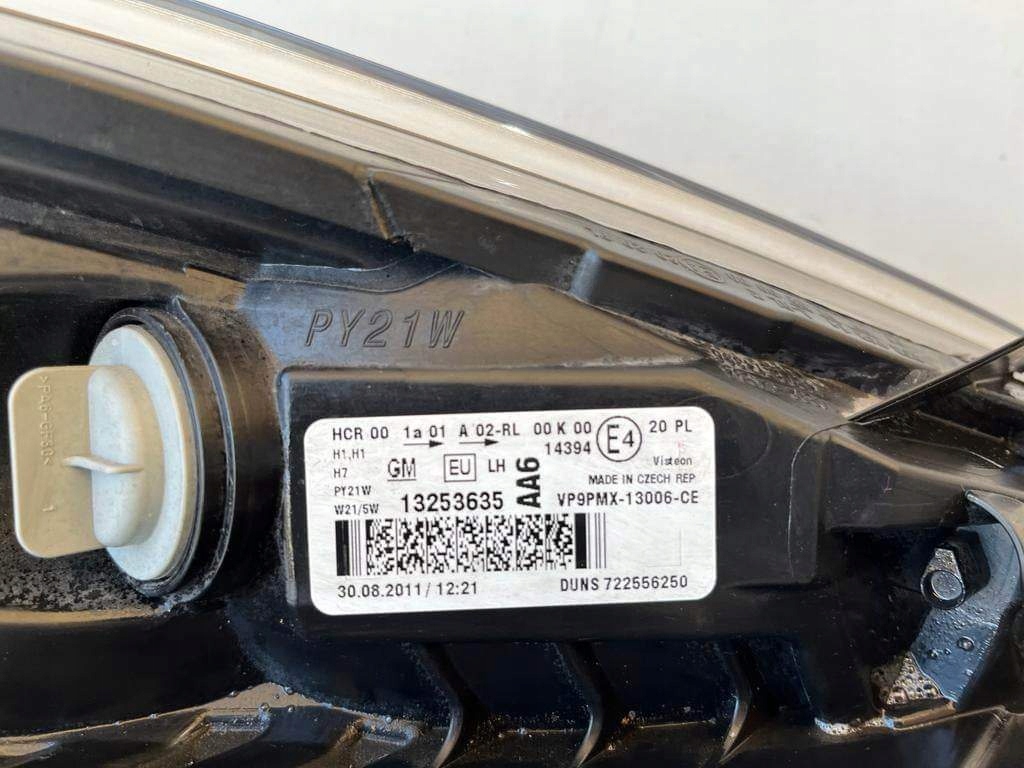 OPEL MERIVA B LAMPA LEWY PRZÓD 13253635 ORYGINAŁ - 13243219434 ...