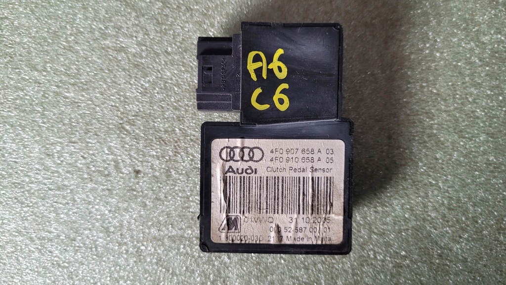 AUDI A6 C6 CZUJNIK SENSOR SPRZĘGŁA 4F0907658A - 13340609530 - oficjalne ...