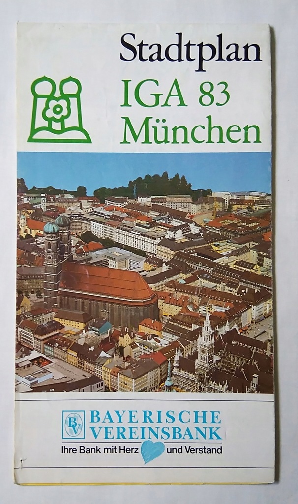 NIEMCY Monachium plan miasta mapa 1983 r. - 14168595827 - oficjalne ...