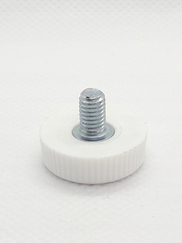 10 SZT STOPKA REGULOWANA FI25 M6x10 BIAŁA - 10625365329 - oficjalne ...