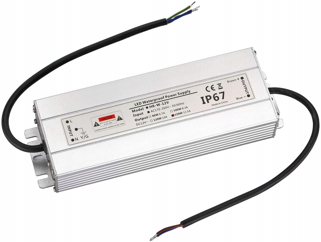 Niskonapięciowy transformator LED 230V AC - 12V DC - 12135680177 - oficjalne archiwum Allegro