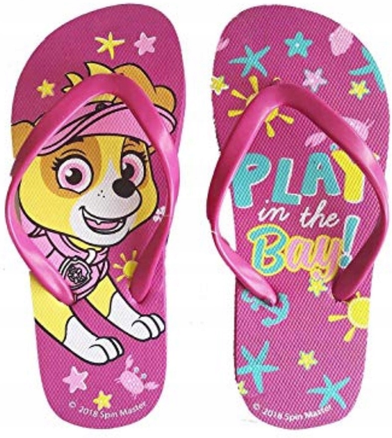 Klapki japonki dla dziewczynki Psi Patrol Skye - 11057106579 - oficjalne archiwum Allegro