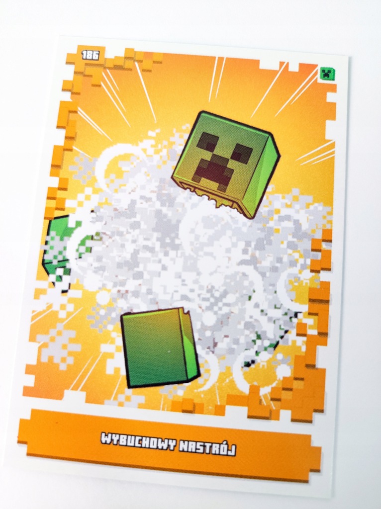 Karta LEGO Minecraft / Seria 1 / NR 186 / NOWA - 15306614906 ...