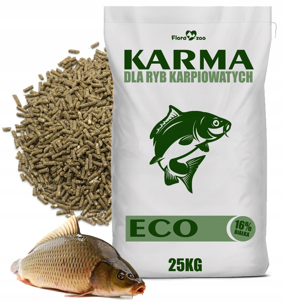 KARMA POKARM PASZA ZANĘTA DLA NA RYBY KARPI 25KG - 6257523820 - oficjalne archiwum Allegro