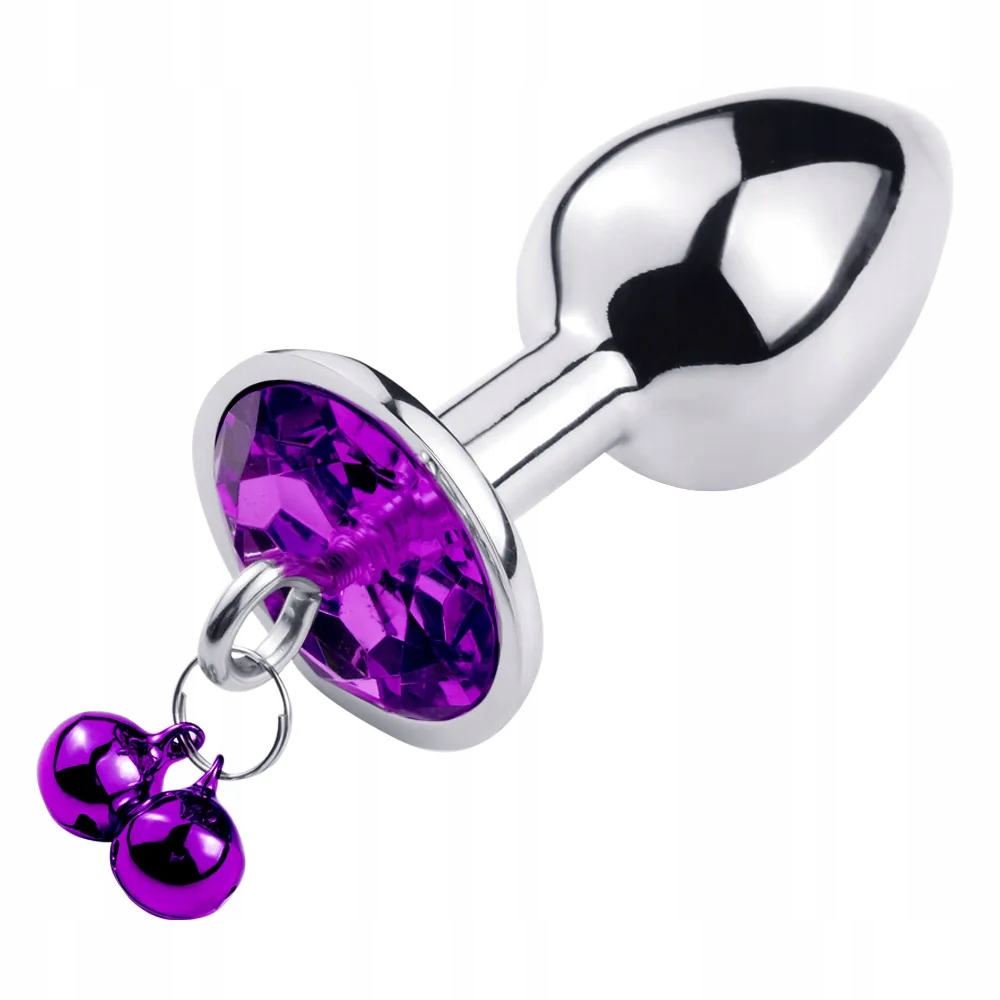Small Size Anal Plug Stainless Steel Butt Plug With Bell Round Crystal 15260683896 Oficjalne
