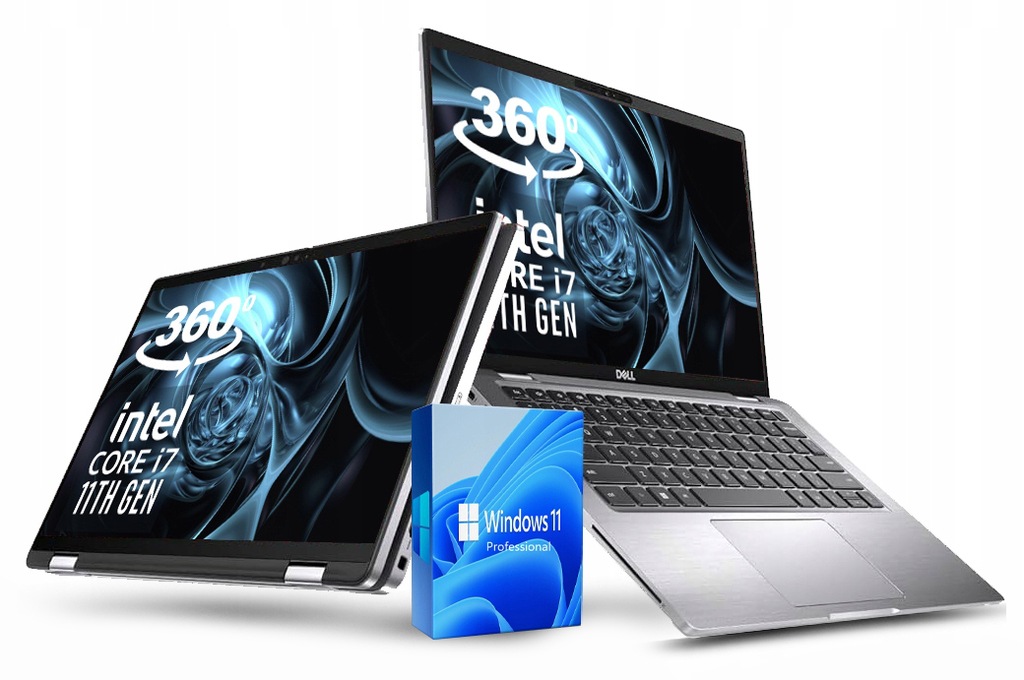 Laptop Dell i7-11gen!|2w1||4x4.80Ghz Octa|360° Touchscreen|NVMe|WIN11|Dotyk - 14527471207 ...