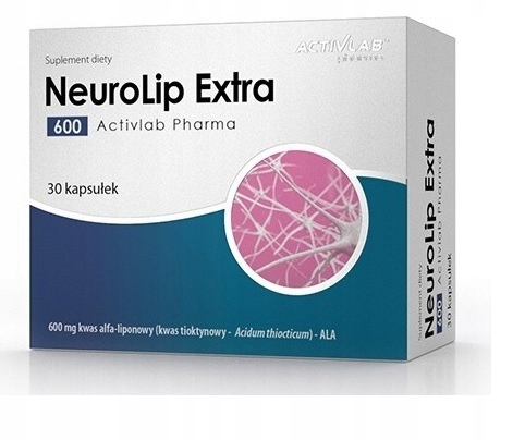 NEUROLIP 600 MG 30 KWAS ALFA LIPONOWY ALA CUKRZYCA - 12360535089 ...