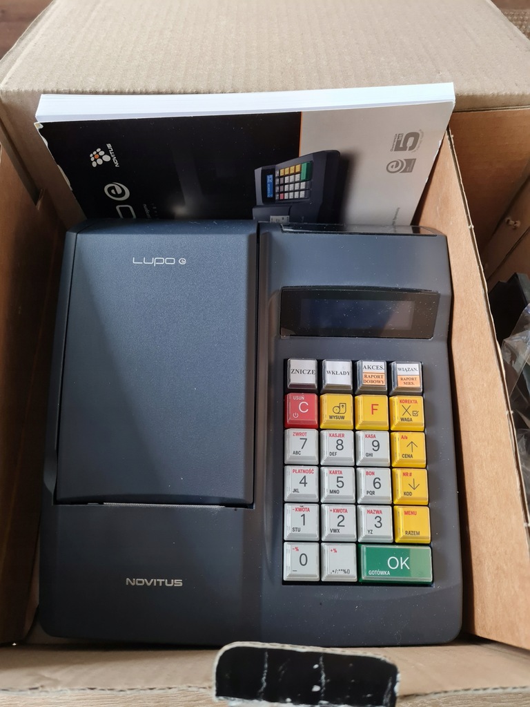 Kasa fiskalna Novitus Lupo na części lub do zabawy - 13187325228 ...