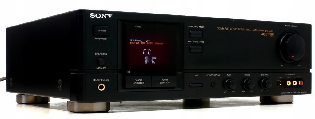SONY TA-AV570 WZMACNIACZ KINA DOMOWEGO PRO LOGIC - 9663946172 ...
