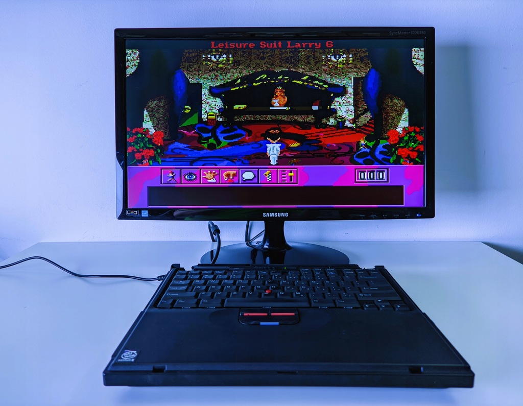 RETRO Laptop, konsola IBM ThinkPad 390 Pentium II - 12534134688 ...