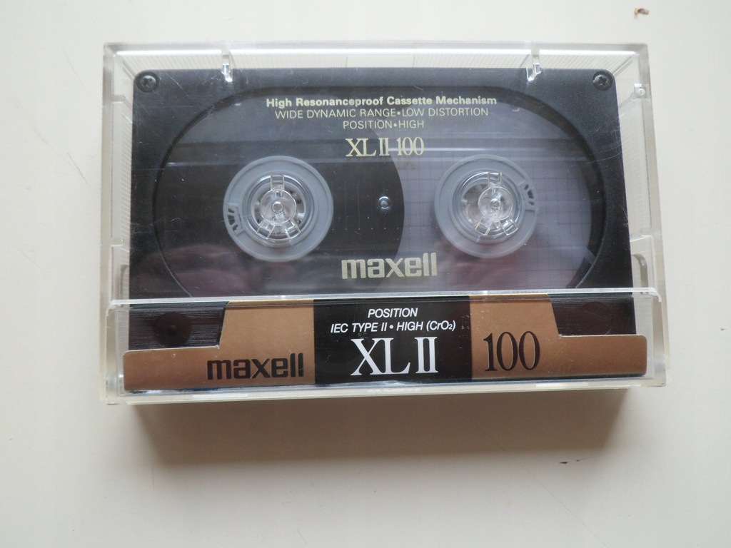 KASETA MAGNETOFONOWA MAXELL XL II 100 - 13643770497 - oficjalne archiwum Allegro