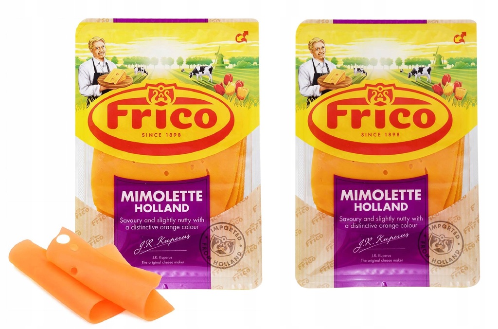 Ser Mimolette plastry 2x120 g Frico Holenderski - 12677746291 ...
