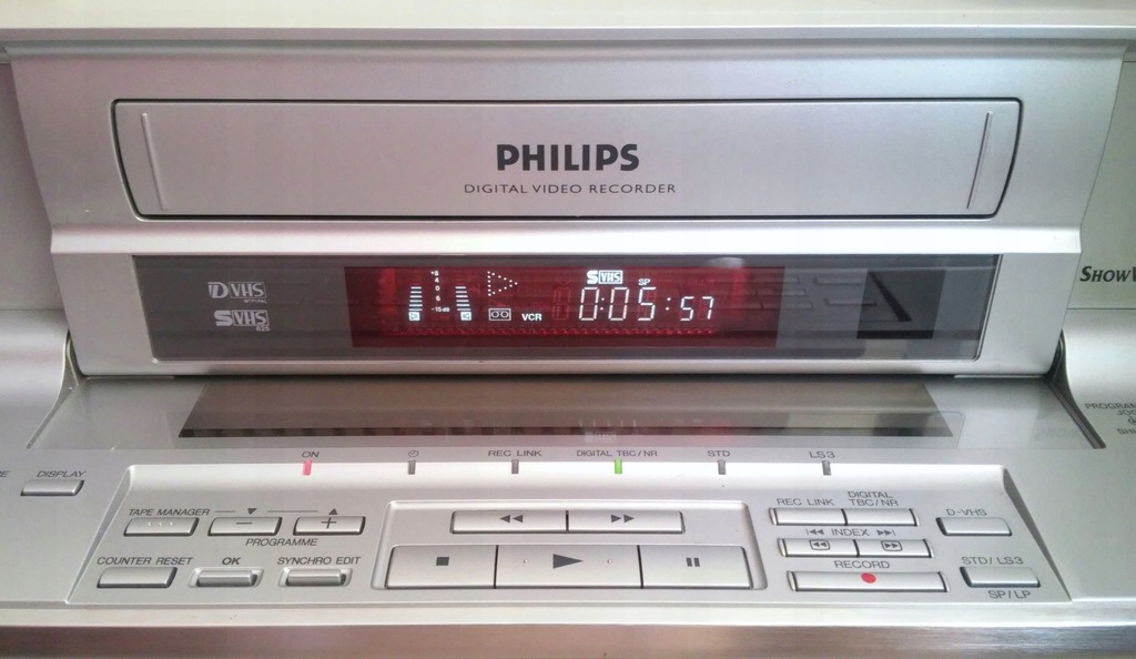 MAGNETOWID PHILIPS VR 20 D_VHS_DIGITAL RECORDER - 7541882575 ...