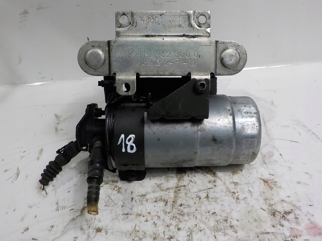 BMW 5 E39 2.5D 3.0D PODSTAWA FILTRA PALIWA CHŁODNICA 13322247411 ...