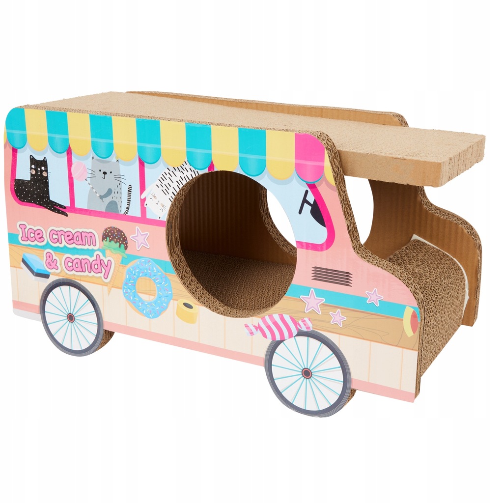 DRAPAK DLA KOTA Z KAROTNU TEKTUROWY LEGOWISKO AUTKO SAMOCHÓD DUŻY ...