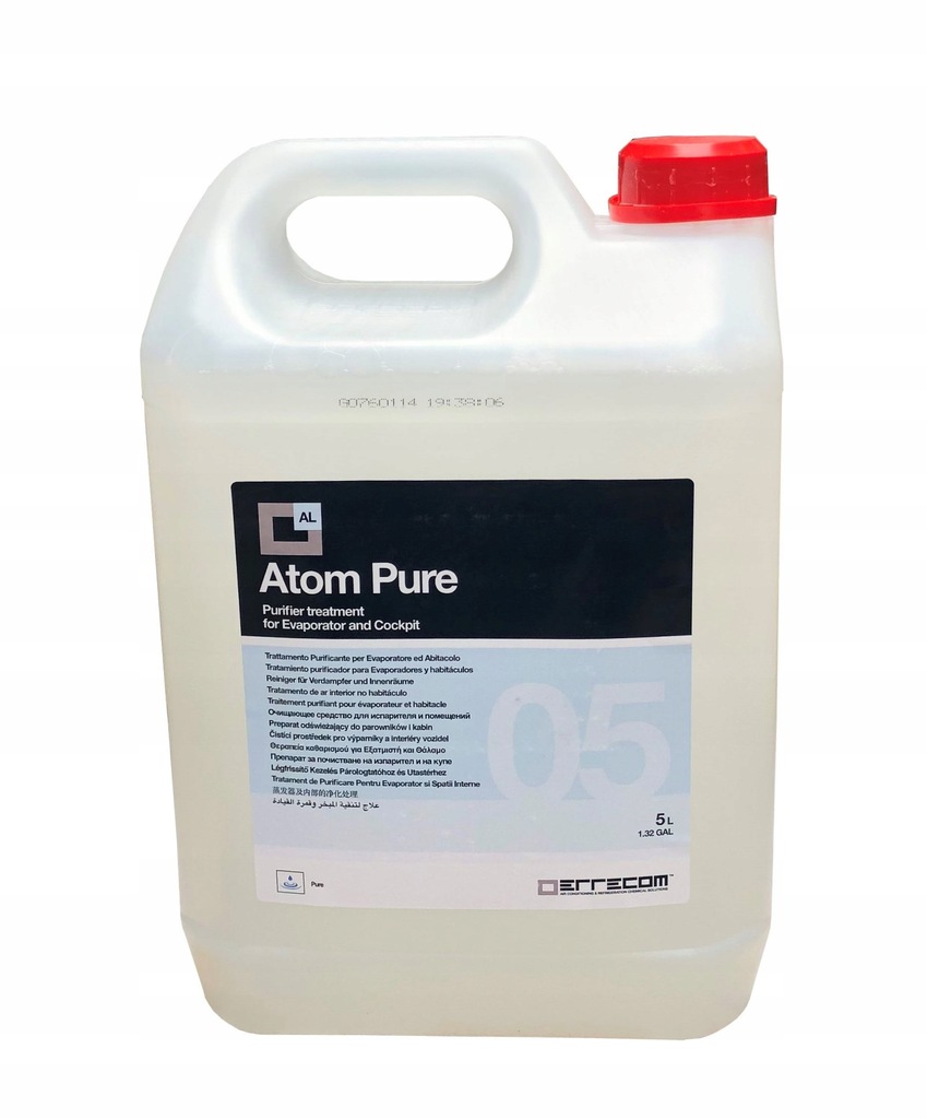 PŁYN ULTRADŹWIĘKOWY PURE 5L - ATOM MACHINE ERRECOM - 11001289983 ...