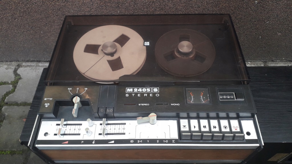 Magnetofon szpulowy Unitra ZRK M2405s - 12998340859 - oficjalne archiwum Allegro