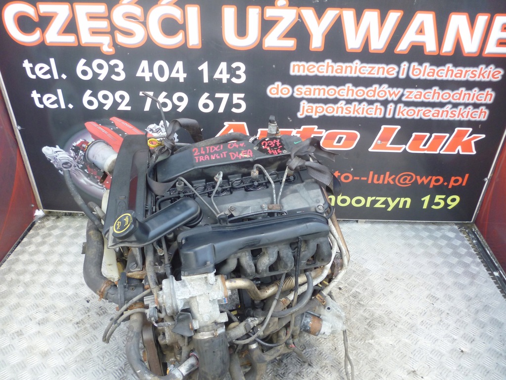 SILNIK KPL FORD TRANSIT 2.4 TDDI D4FA 04r. 237 TYS - 13488404540 ...