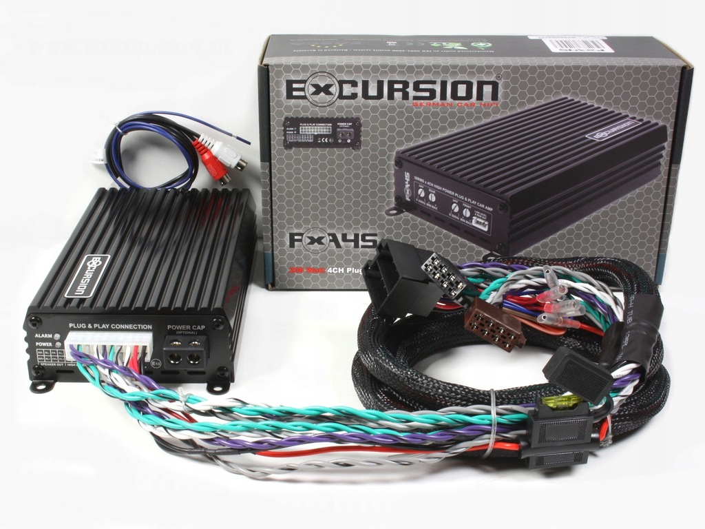 Excursion PXA-45 4-kanałowy wzmacniacz sam. ISO - 9913779933 - oficjalne archiwum Allegro