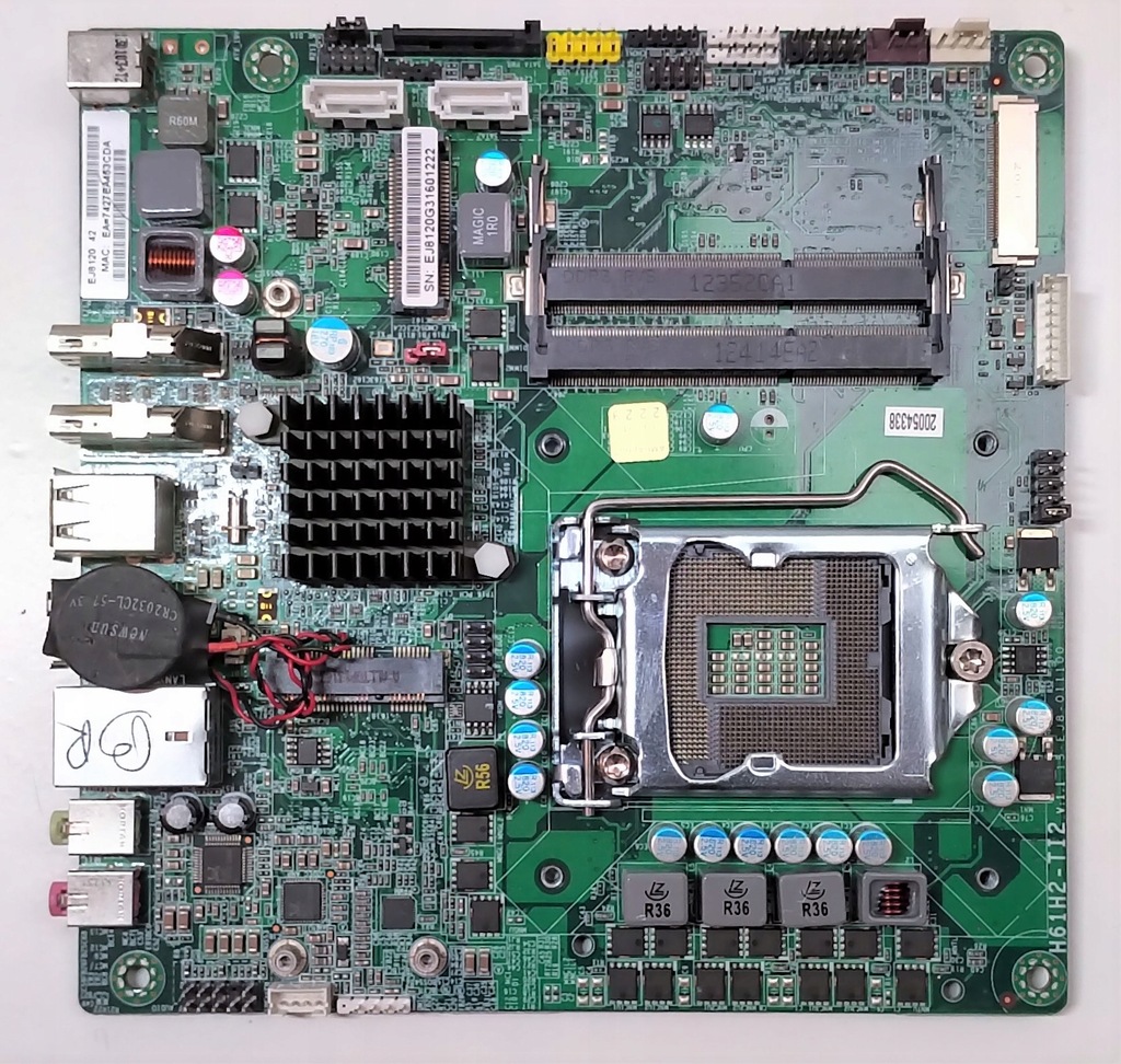 PŁYTA GŁÓWNA ESC H61H2 TI2 1155 DDR3 ITX AiO P200 - 9579024323 ...