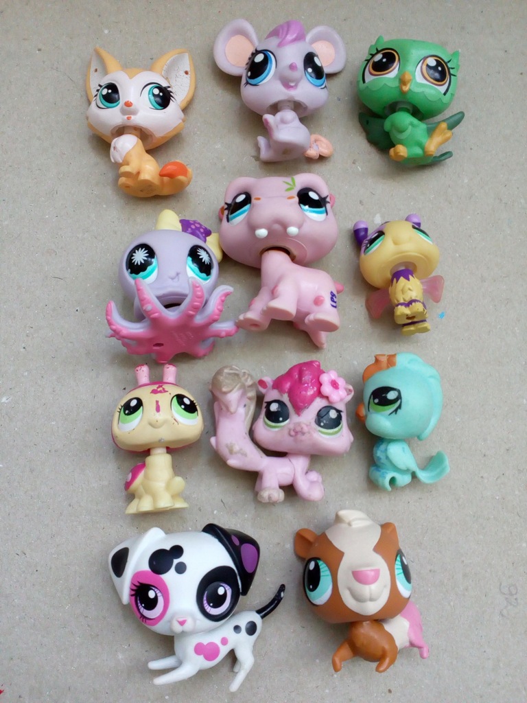 Lps littlest pet shop zestaw ze zwierzęta g4 g3 g2 - 8066601817 ...