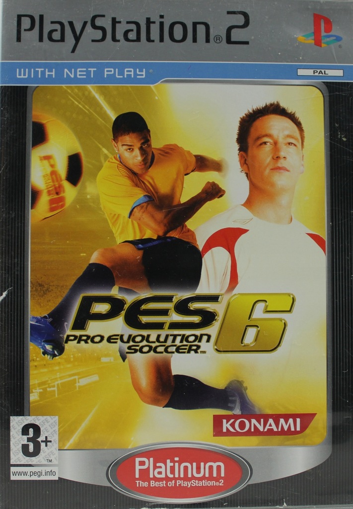 PRO EVOLUTION SOCCER 6 PES PS2 - 12476959159 - oficjalne archiwum Allegro