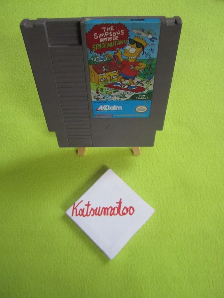 Gra Nintendo Nes The Simpsons Bart Vs Space Mutant - 13094673462 ...