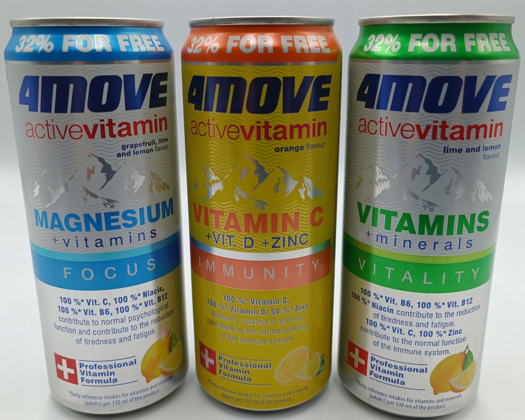 Napój gazowany 4Move 3x puszka 330 ml - 12331269068 - oficjalne ...