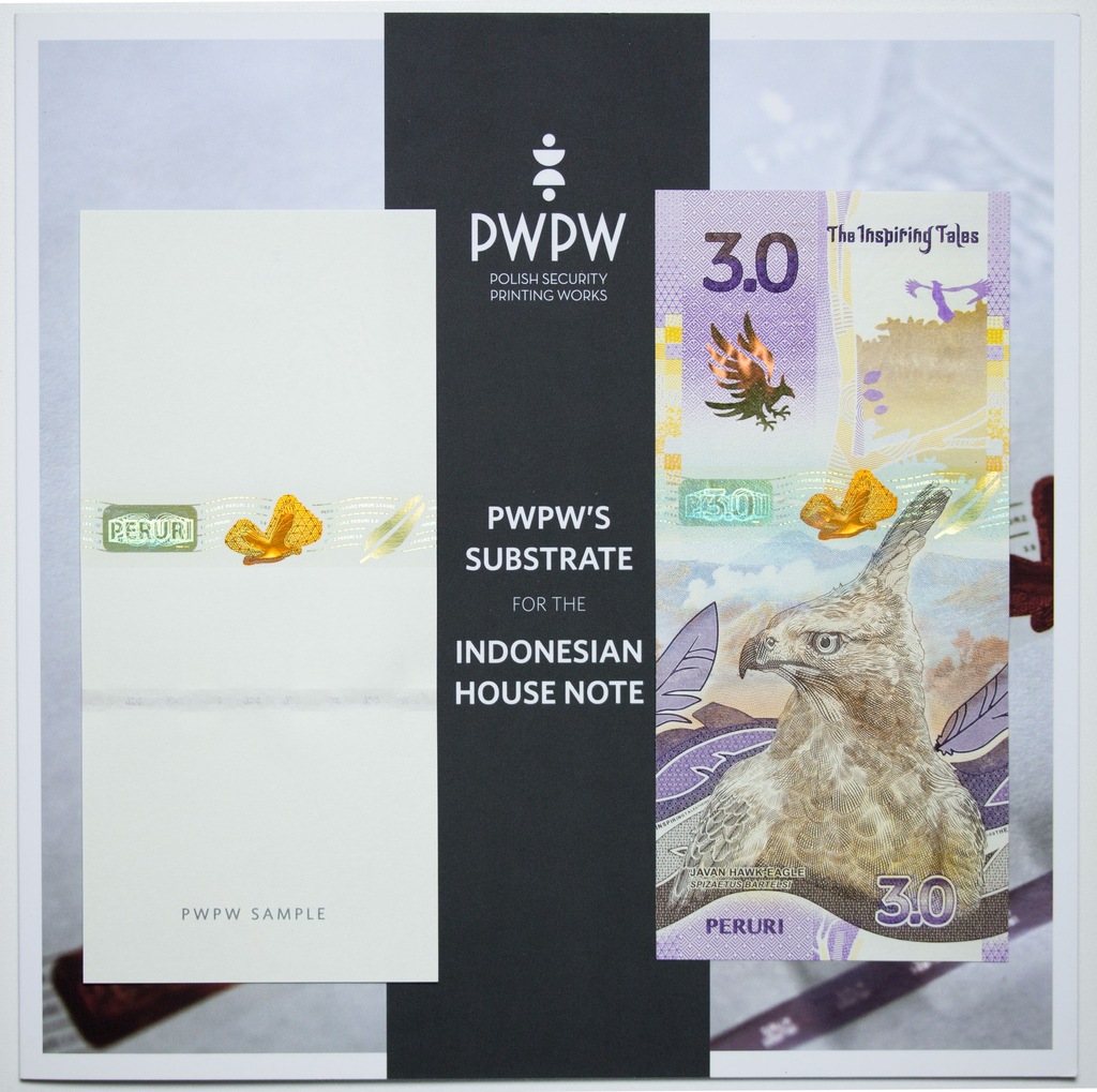 PWPW 2021, Indonezja, Banknot testowy, Peruri 3.0, Zestaw - 14603254684 ...