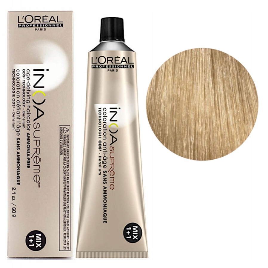 LOREAL INOA SUPREME 9.32 BEZAMONIAKOWA FARBA 60G - 11588900222 ...
