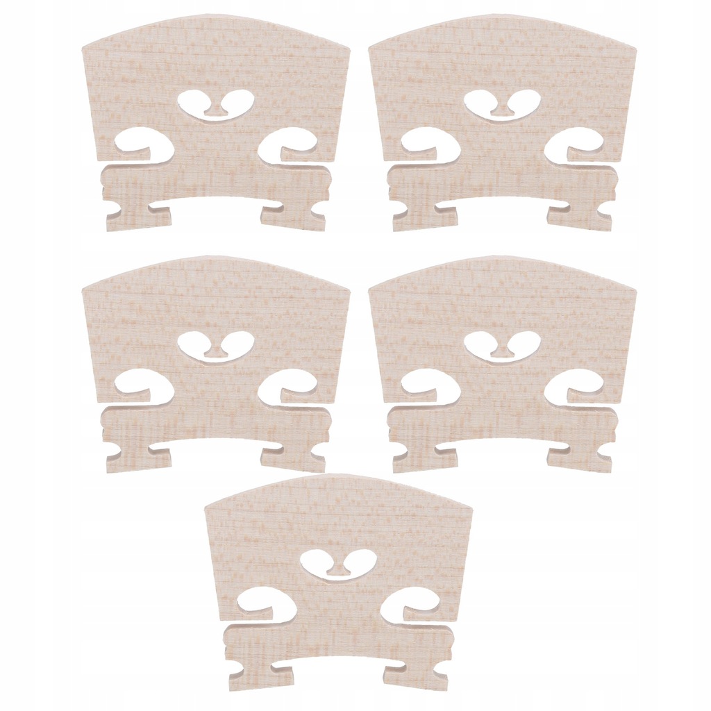 5 szt. Mostek do skrzypiec z drewna klonowego na - 13267644496 - oficjalne archiwum Allegro