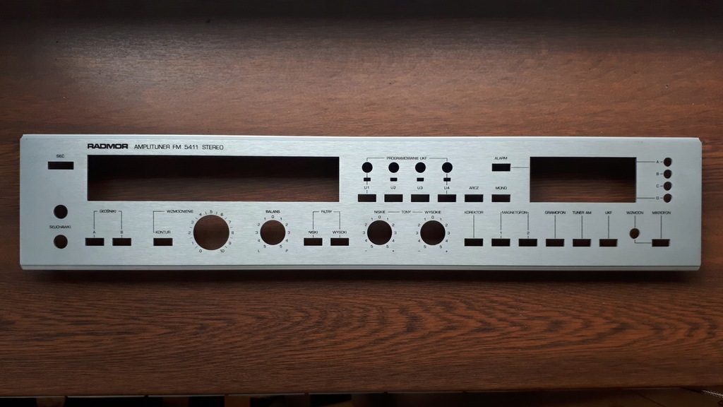 Przedni panel amplituner RADMOR 5411 oryginalny - 8499554124 ...
