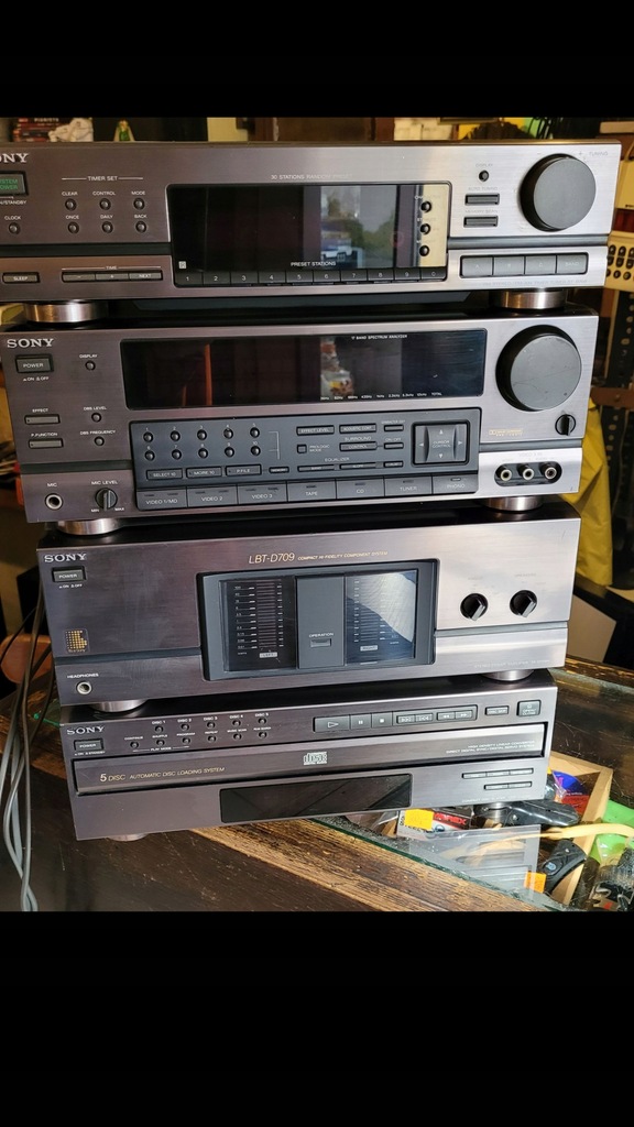 Wieża Retro Sony LBT - D709 - 11807756496 - oficjalne archiwum Allegro