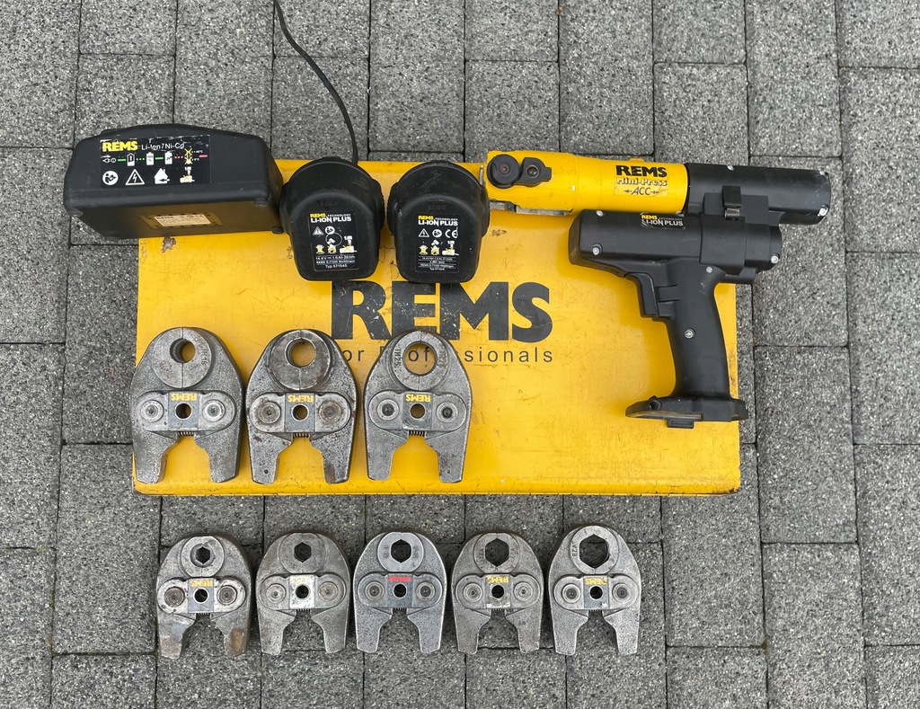 Zaciskarka do rur Rems Mini Press ACC miedź PEX - 12501985242 ...