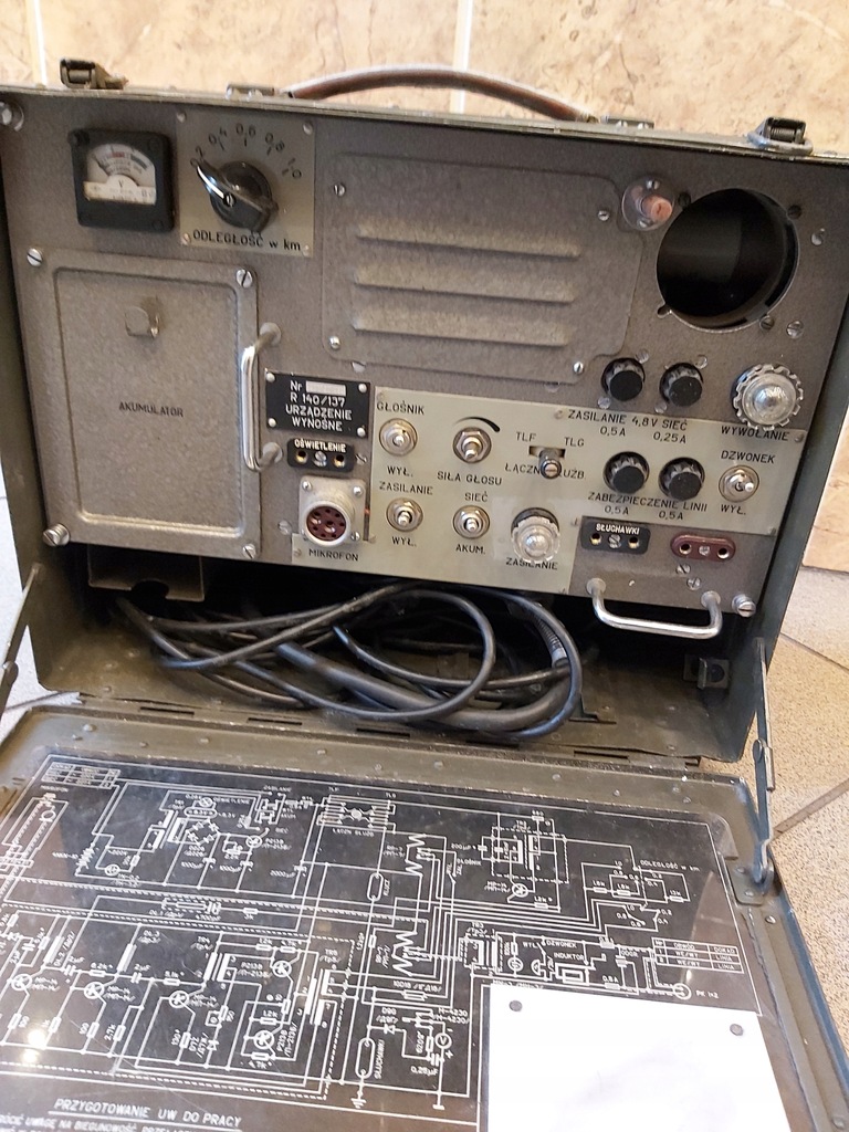 Radiostacja R140/137 urządzenie wynośne [1] - 12087583847 - oficjalne ...
