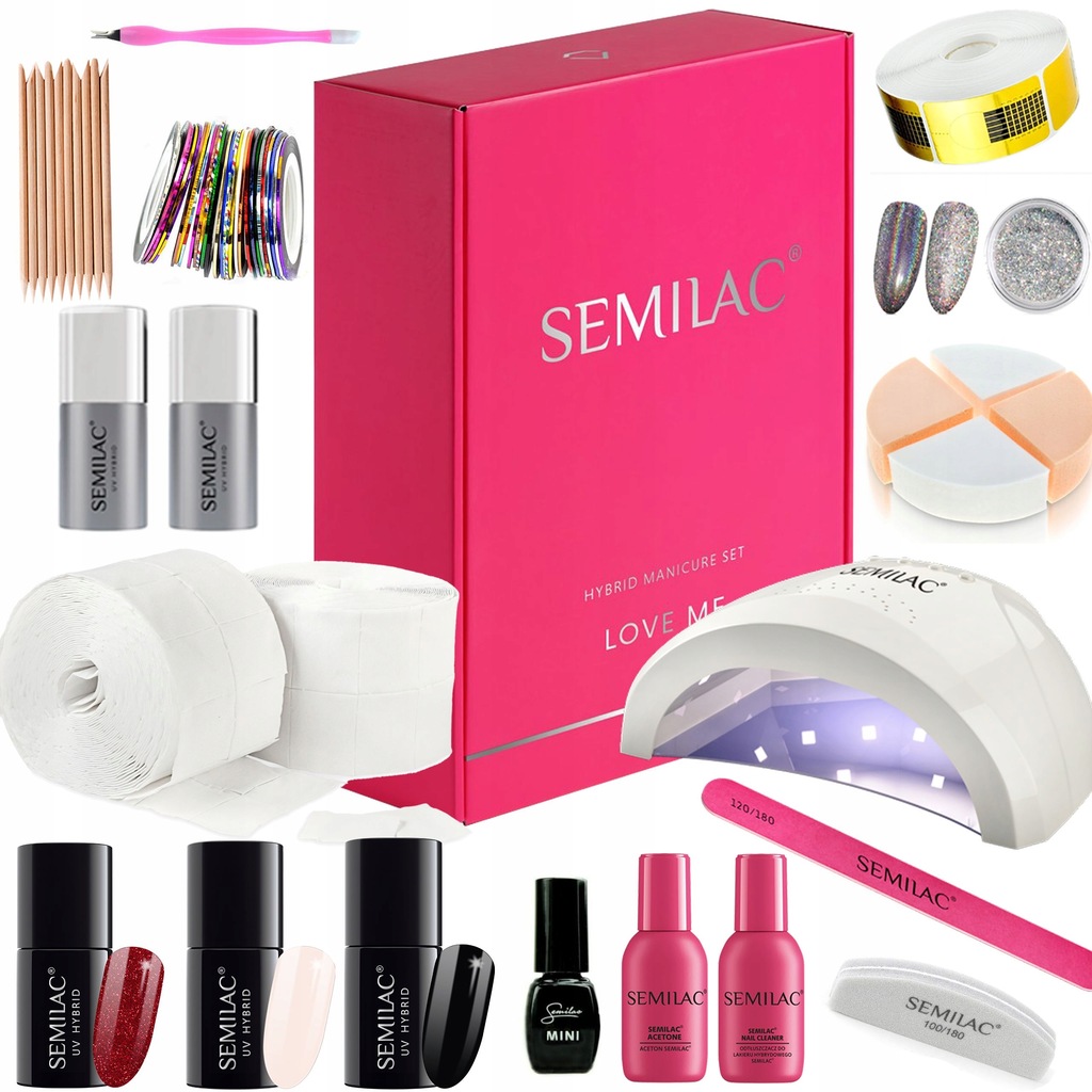 SEMILAC LOVE ME ZESTAW DO HYBRYD LAMPA LED 48/24W - 9560931936 ...