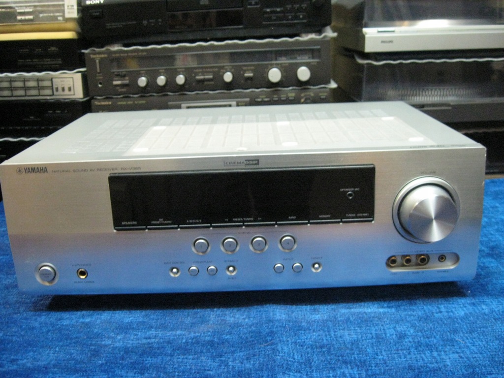 Amplituner Yamaha RX-V365 5.1 srebrny - 12590974897 - oficjalne ...