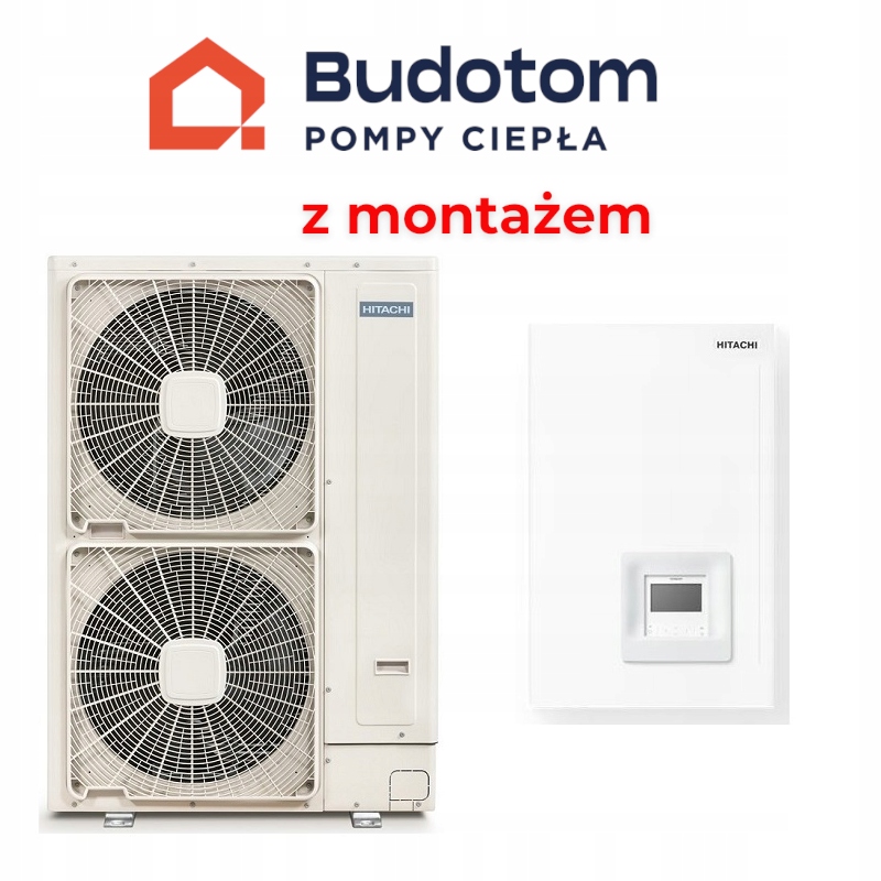 POMPA CIEPŁA Z MONTAŻEM HITACHI YUTAKI S 11KW PRZEDŁUŻONA GWARANCJA - 14444882462 - oficjalne ...