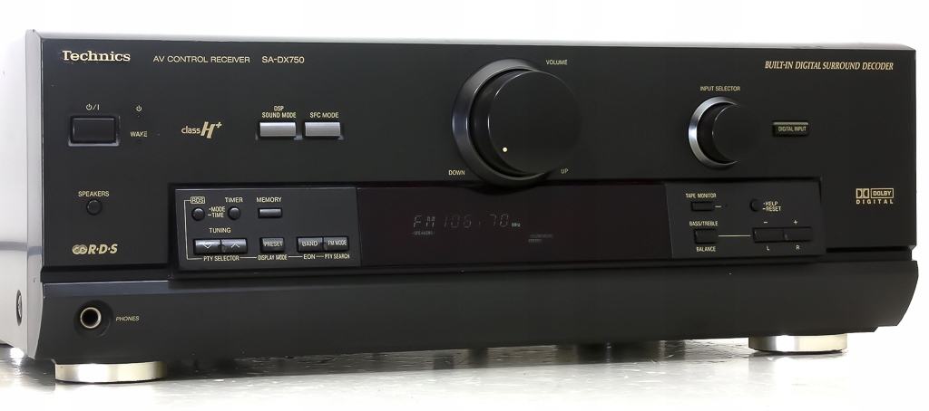TECHNICS SA-DX750 MOCNE KINO DOLBY DIGITAL RDS - 8486322423 - oficjalne archiwum Allegro