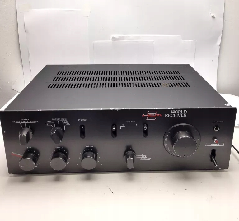 WZMACNIACZ UNITRA WS 303 RYSKI OBICIA CZARNY (PRL - 13576859799 - oficjalne archiwum Allegro