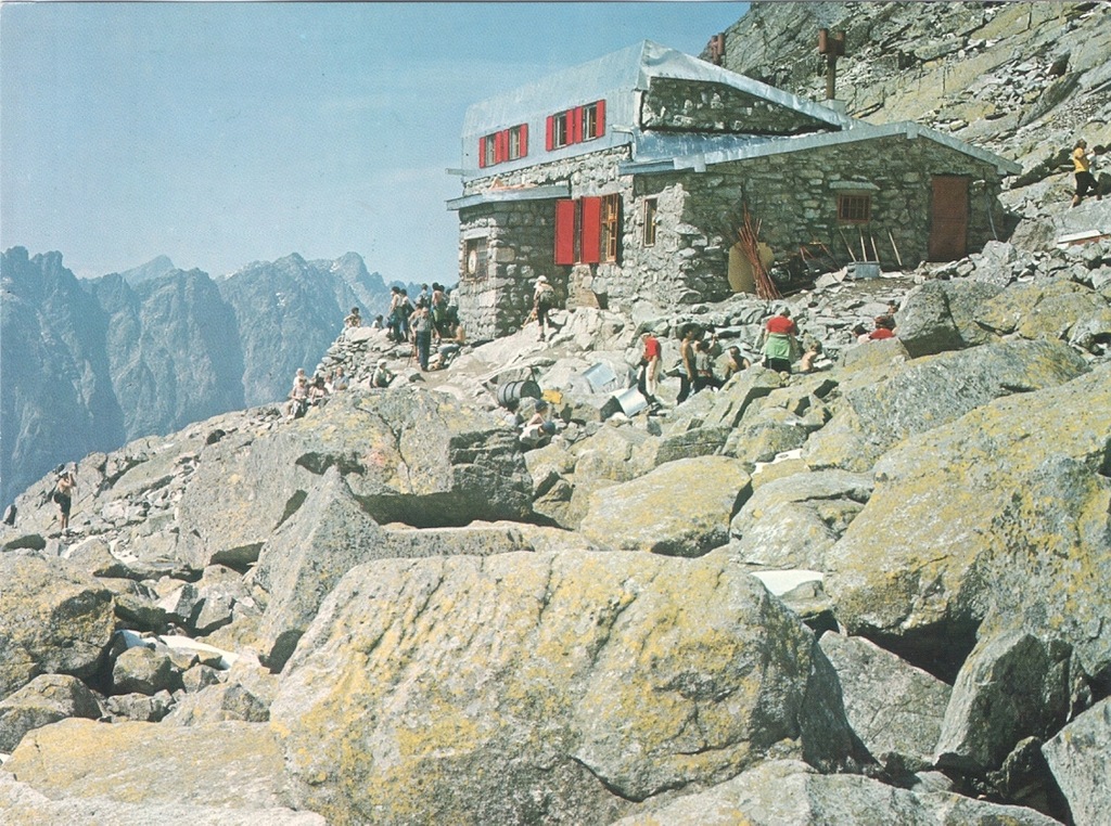 SŁOWACJA - TATRY - RYSY - SCHRONISKO GÓRSKIE 1975 - 12340254727 ...