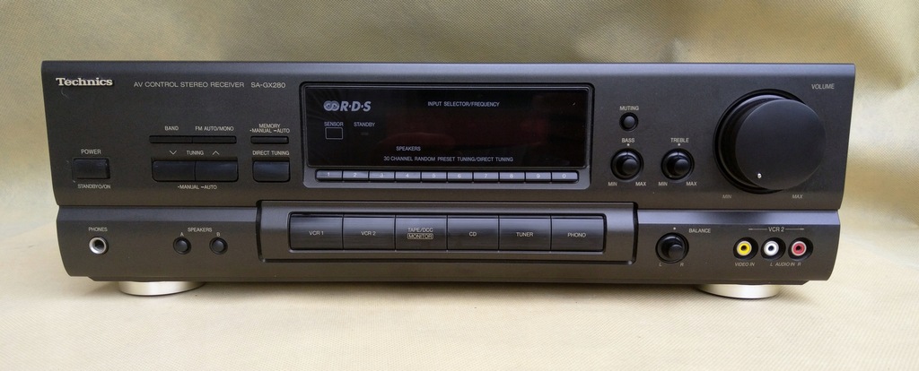 Amplituner Stereo Technics SA-GX280 RDS Pilot - 13897208100 - oficjalne archiwum Allegro