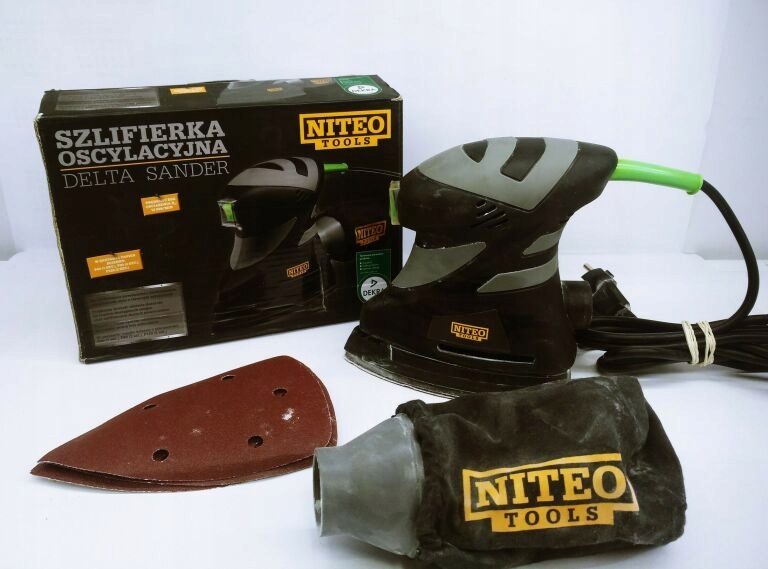 SZLIFIERKA OSCYLACYJNA DELTA SANDER NITEO TOOLS - 11758418912 - oficjalne archiwum Allegro