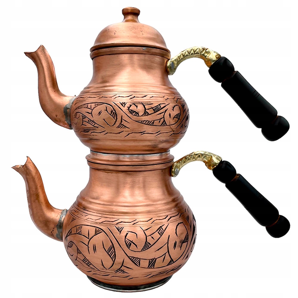 Czajnik Turecki do herbaty tureckiej Miedziany - 13889019327 ...